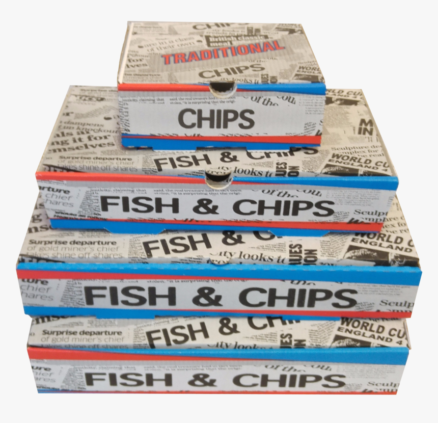 Fish And Chip Packaging Uk, HD Png Download , Transparent Png Image ...