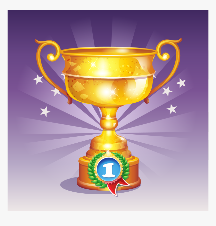 Golden Photography Medal Drawing Cup Free Hd Image - Cup Medal Cartoon ...