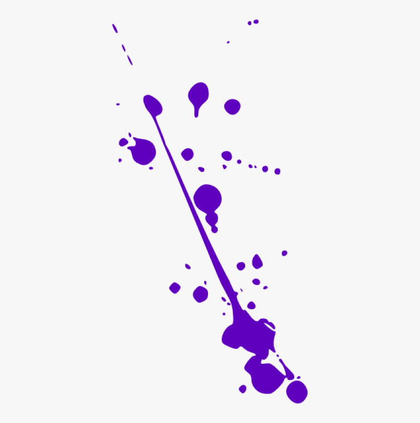 Transparent Paint Splash Clipart - Purple Paint Splatter Png, Png ...