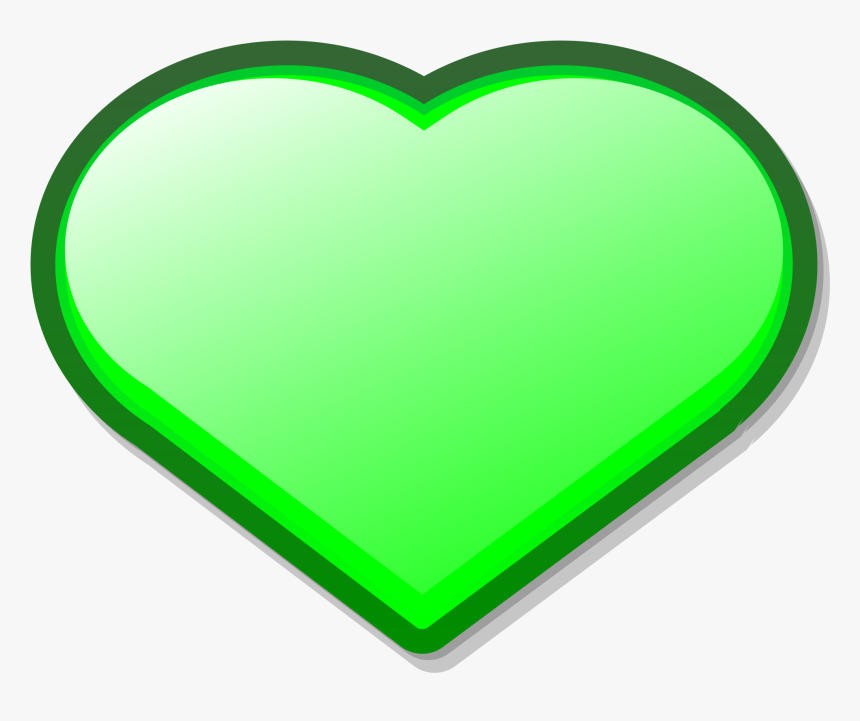 Transparent Green Heart Png - Png Heart Icon Green Heart, Png Download ...