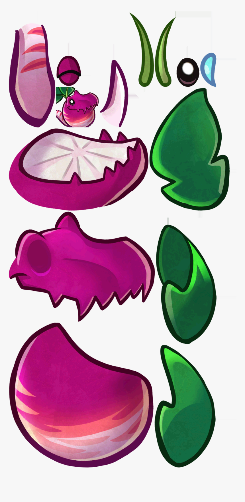 Image Veloci Textures Png - Plants Vs Zombies Heroes Aloesaurus ...