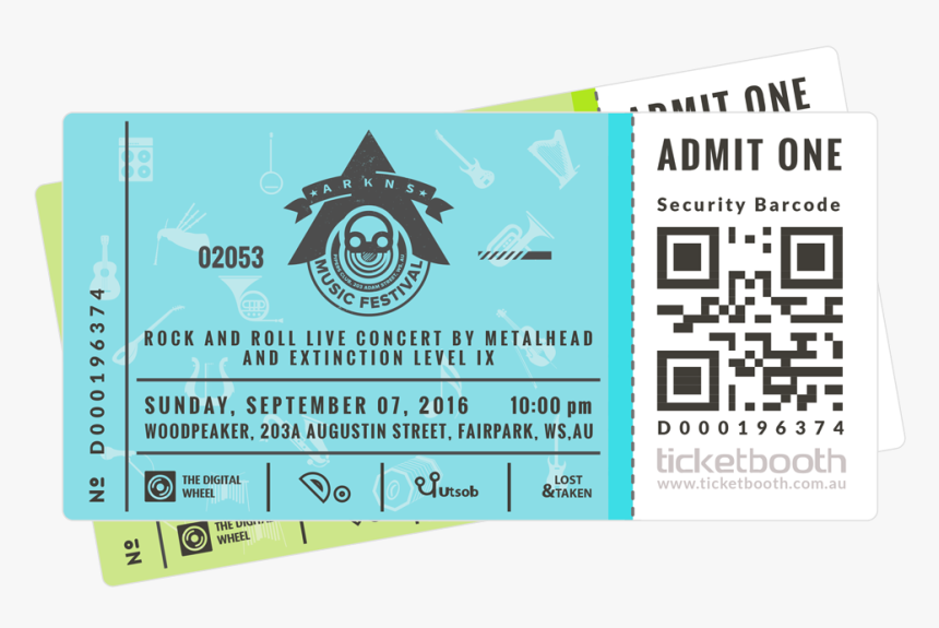 Event Ticket Png, Transparent Png , Transparent Png Image - PNGitem