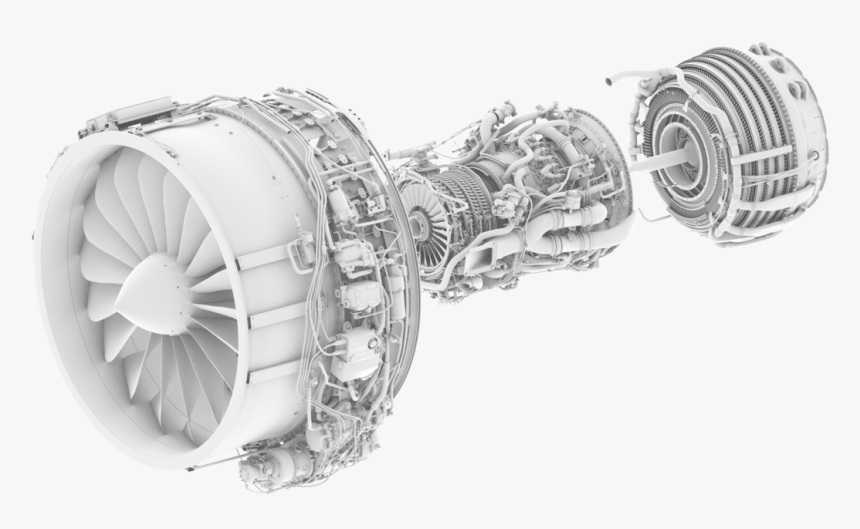 Leap 1a Engine Left Side View, HD Png Download , Transparent Png Image ...