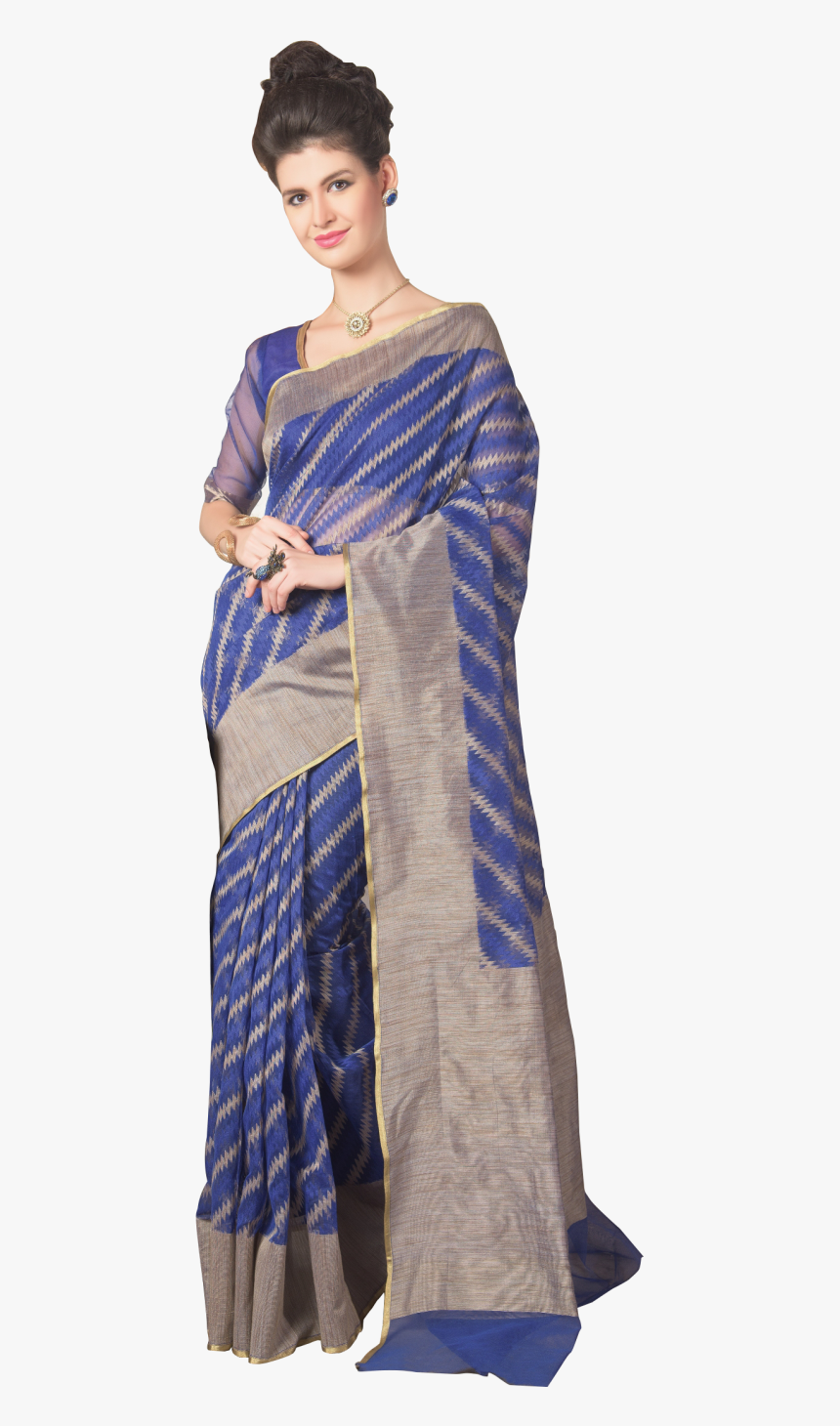 Handloom Saree Png, Transparent Png , Transparent Png Image - PNGitem