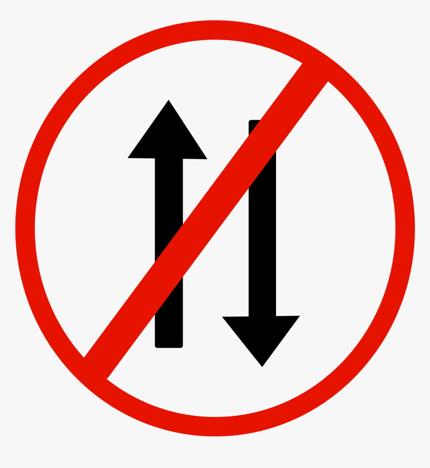 Indian Road Sign - No Two Way Traffic Sign, HD Png Download ...