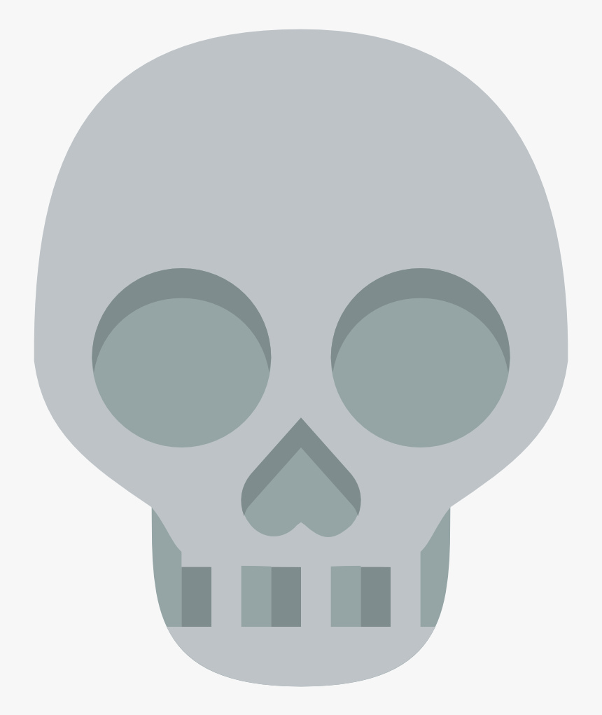 Computer Icons Skull - Skull Flat Design Png, Transparent Png ...