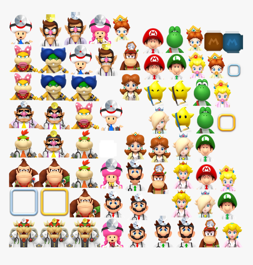 Dr Mario World All Characters, HD Png Download , Transparent Png Image ...