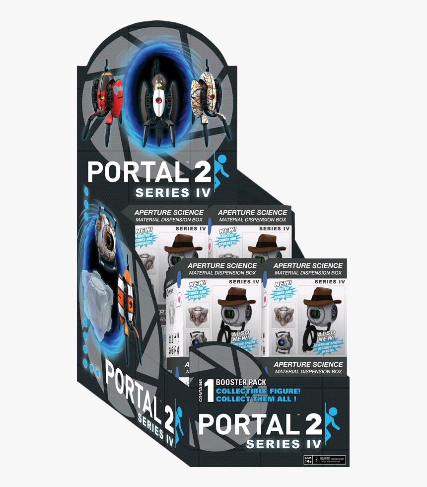 Series Iv Miniature Figure Booster Pack - Portal 2 Blind Box Turrets ...
