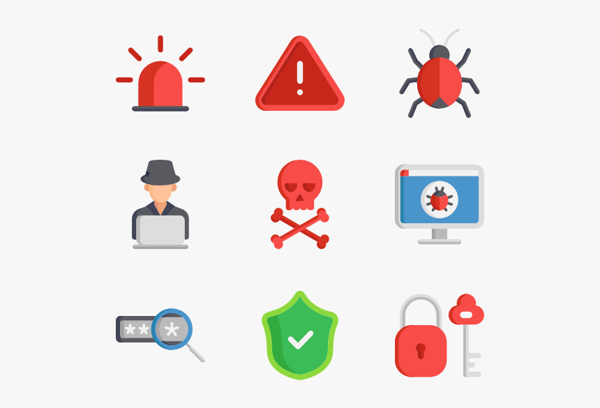 Clip Art Packs Vector Svg - Cyber Crime Icon Png, Transparent Png ...