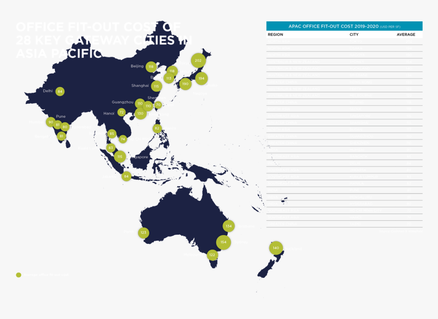 Landing Page Map - Asia Pacific Map Vector, HD Png Download ...