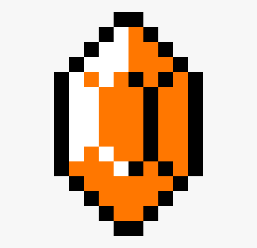 Zelda Rupee Pixel Art Clipart , Png Download - Pixel Art Zelda Rupee ...
