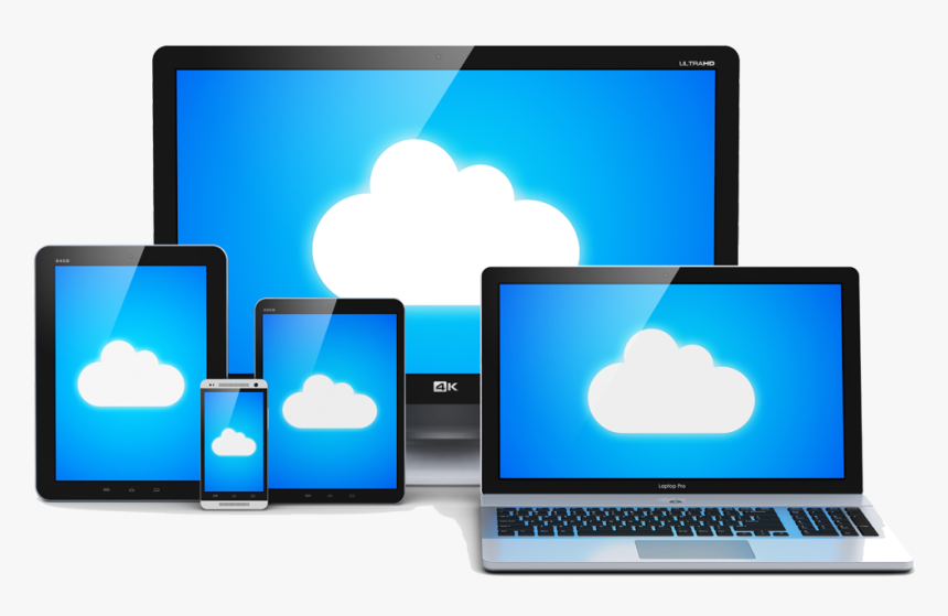 Mobile Laptop Cloud Tablet, HD Png Download , Transparent Png Image ...