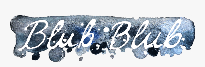 Blub,-blub - Calligraphy, HD Png Download , Transparent Png Image - PNGitem