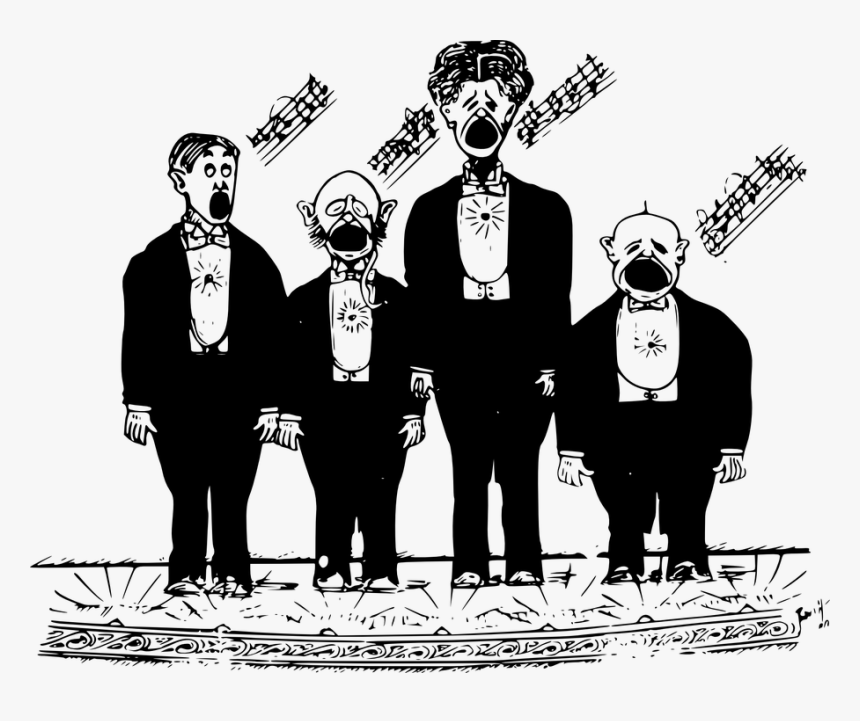 Black People Singing Clipart - Male Choir Clip Art, HD Png Download ...