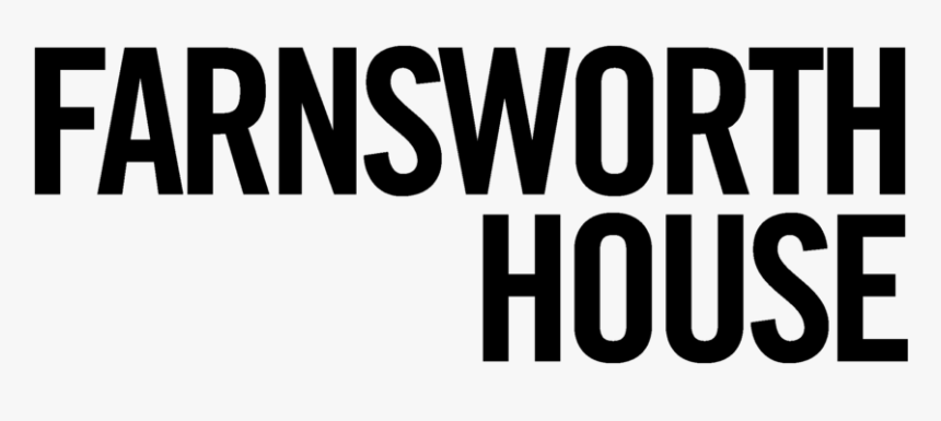 Farnsworth House - Black-and-white, HD Png Download , Transparent Png ...