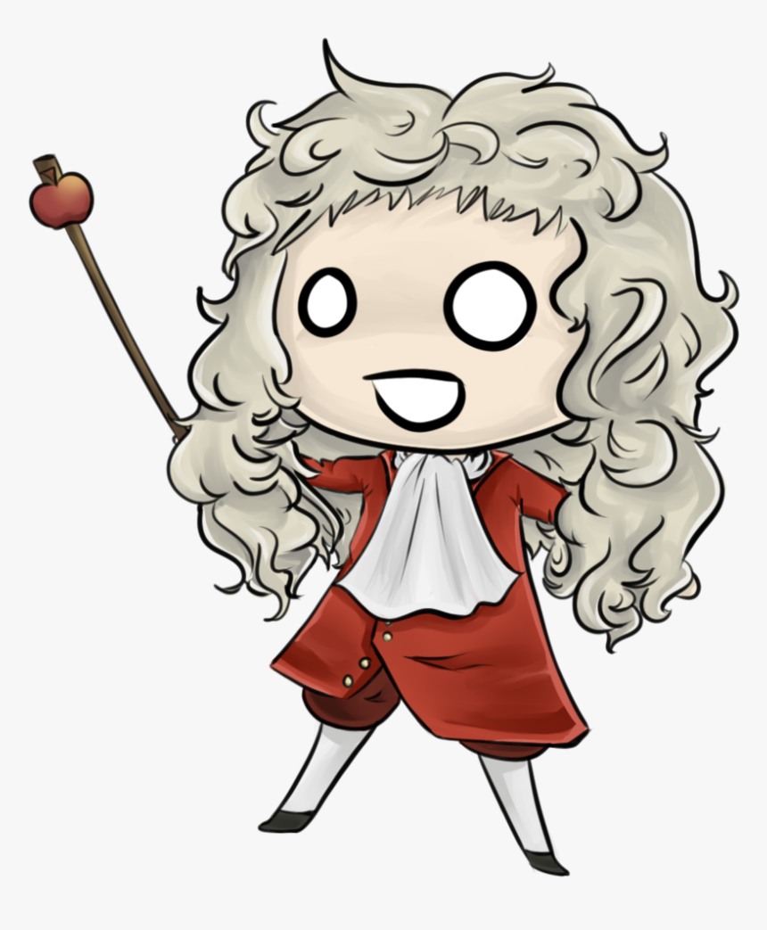 Isaac Newton By Poqu - Sir Isaac Newton Drawing, HD Png Download ...