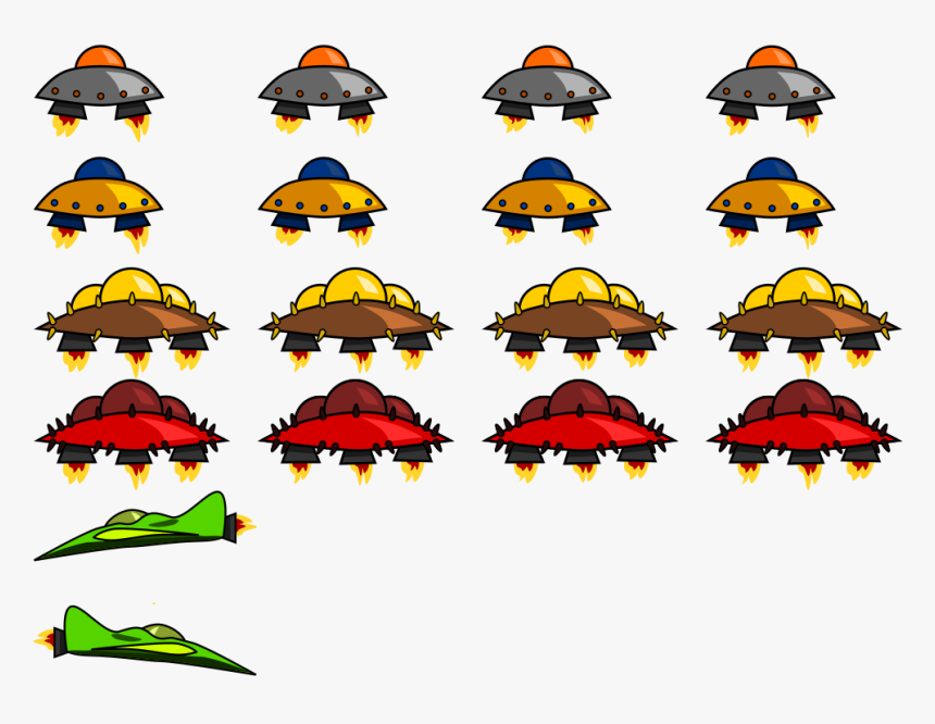 Spaceship Tileset - Cartoon, HD Png Download , Transparent Png Image ...