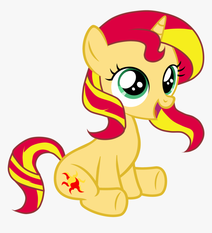 Mlp Sunset Shimmer Baby, HD Png Download , Transparent Png Image - PNGitem