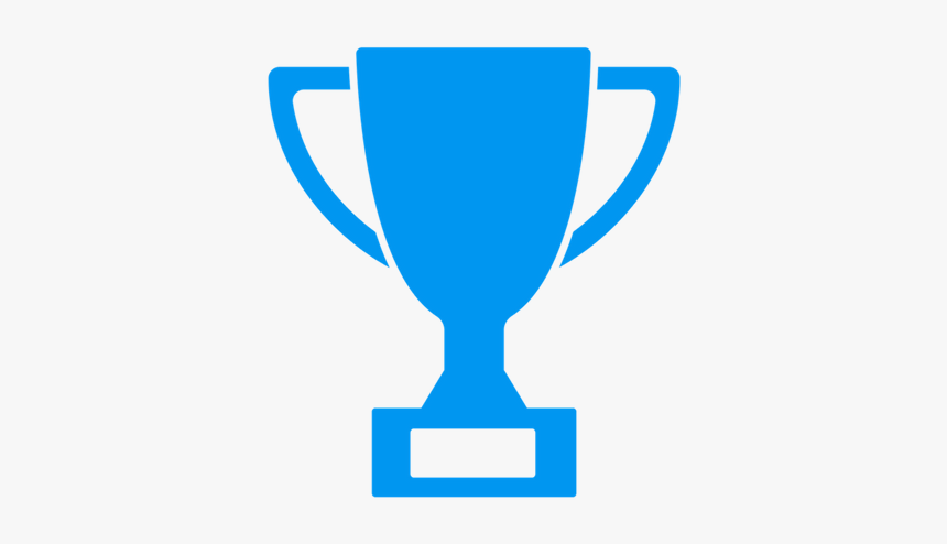 Trophy Clipart Blue - Trophy Png Blue, Transparent Png , Transparent ...