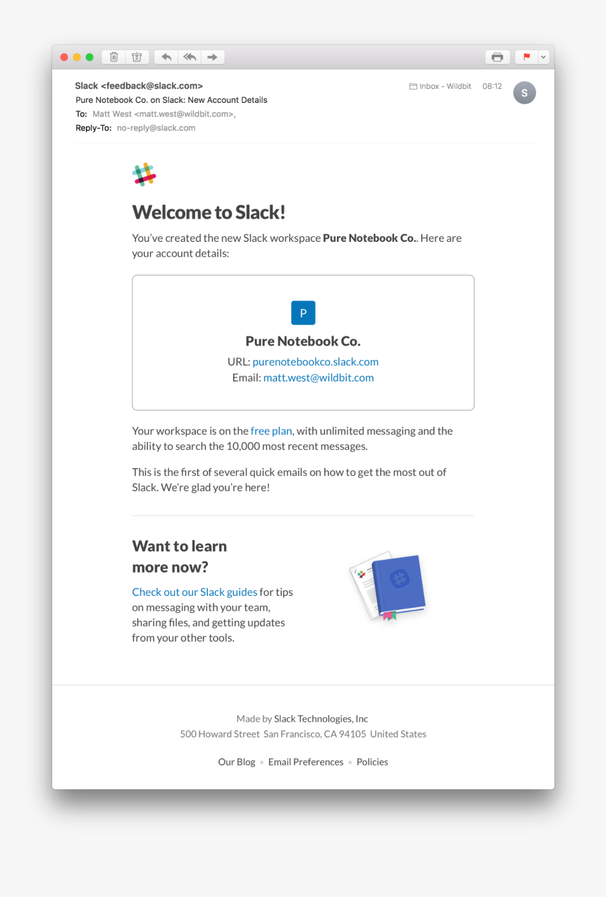 Slack Welcome Email - Welcome Email, HD Png Download , Transparent Png ...