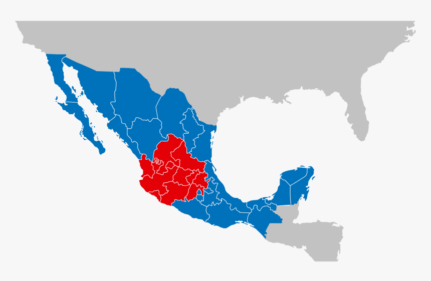 Mexico Map Png Black, Transparent Png , Transparent Png Image - PNGitem