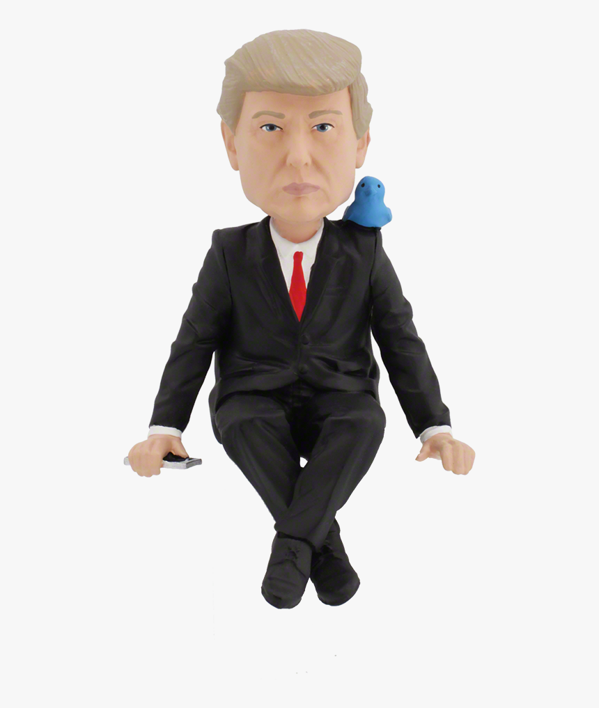 Donald Trump Media Monitor Bobblehead - Computer, HD Png Download ...