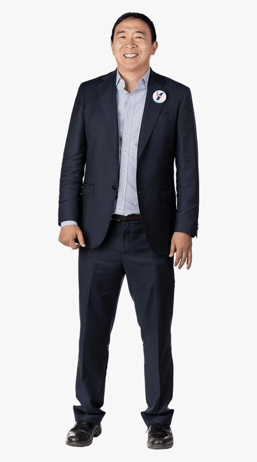 Andrew Yang Full Body, HD Png Download , Transparent Png Image - PNGitem