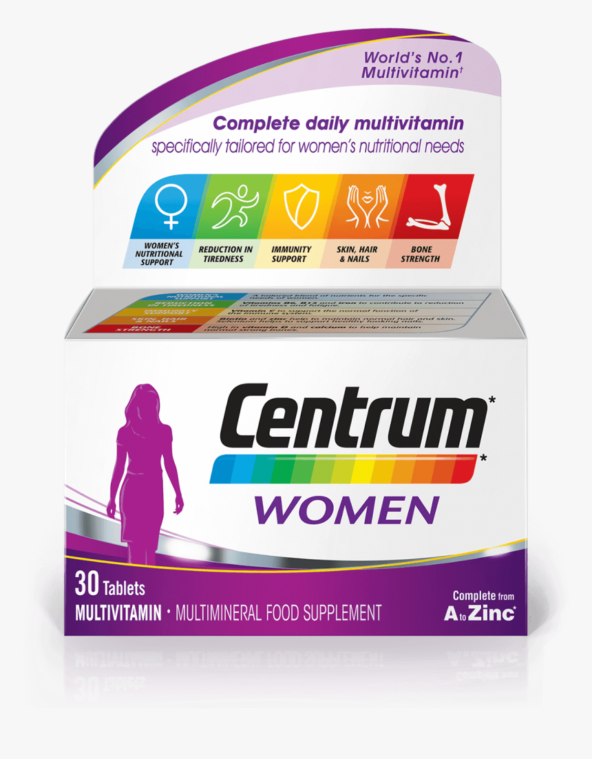 Centrum Women, HD Png Download , Transparent Png Image - PNGitem