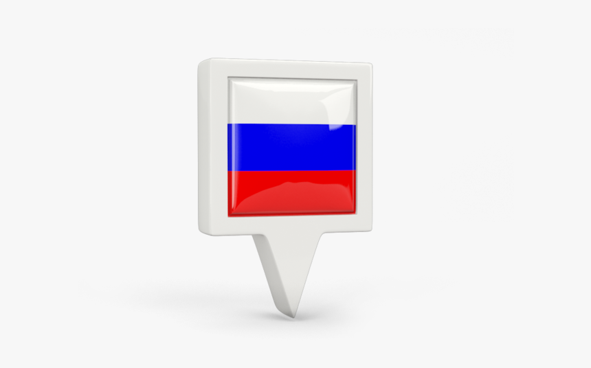 Square Pin Icon - Flag Pin Icon Russia, HD Png Download , Transparent ...