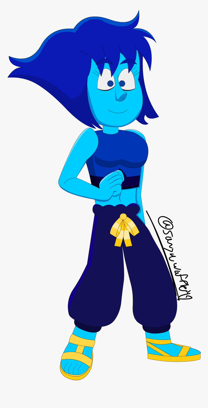 Lapis Lazuli - Cartoon, HD Png Download , Transparent Png Image - PNGitem