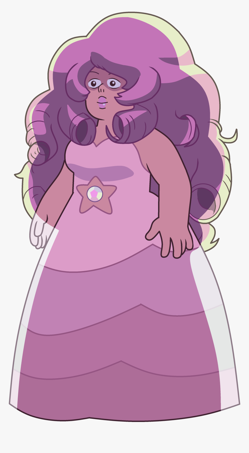 We Need To Talk Party - Rose Quartz Steven Universe Hair, HD Png ...