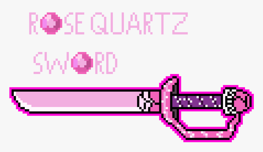 Rose Quartz Pixel Art, HD Png Download , Transparent Png Image - PNGitem
