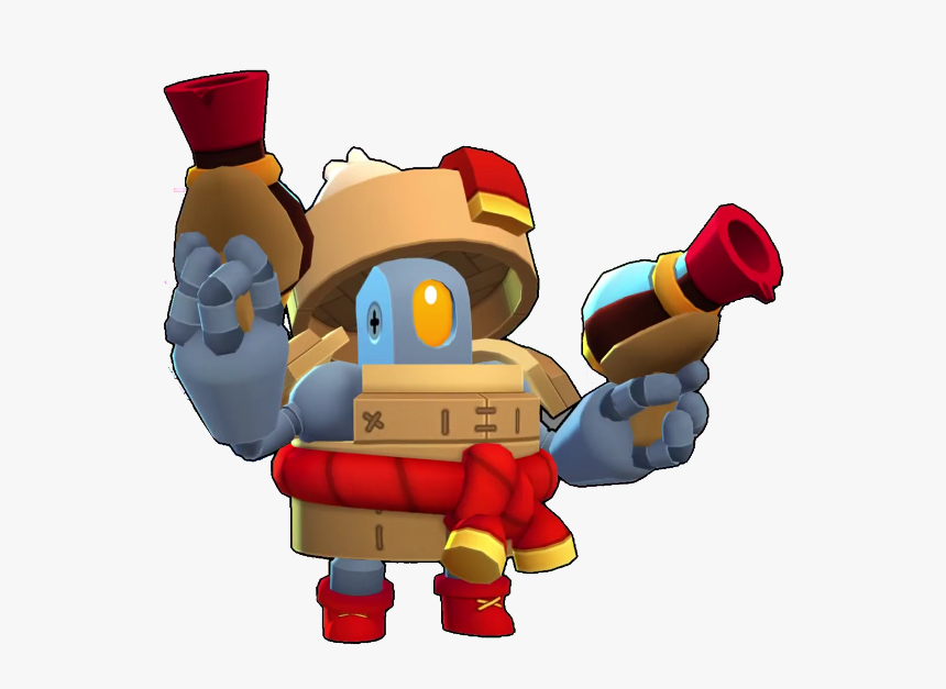 He Has 2 Skins - Brawl Stars Dumpling Darryl, HD Png Download ...