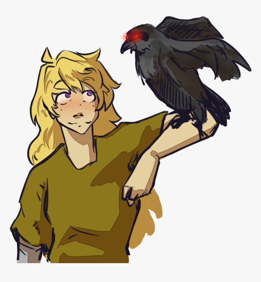 Yang Xiao Long Weiss Schnee Bird Bird Of Prey Vertebrate - Raven As A ...