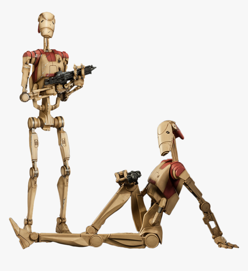 Star Wars Battle Droid Action Figure, HD Png Download , Transparent Png ...