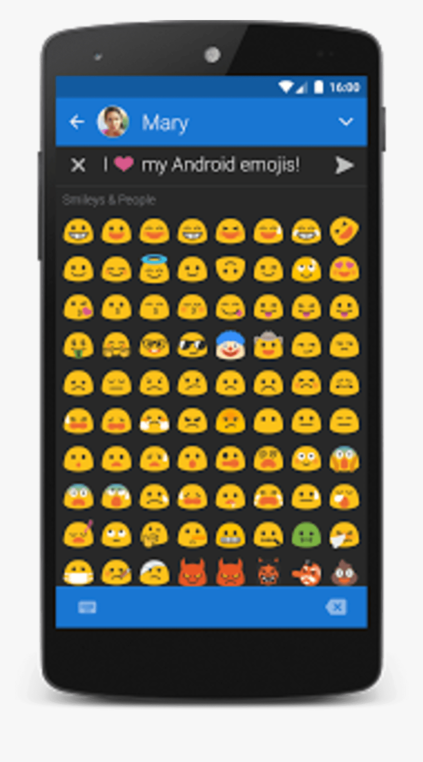 Textra Emoji - Android Style - Classic Book Poster Scratch Off, HD Png ...