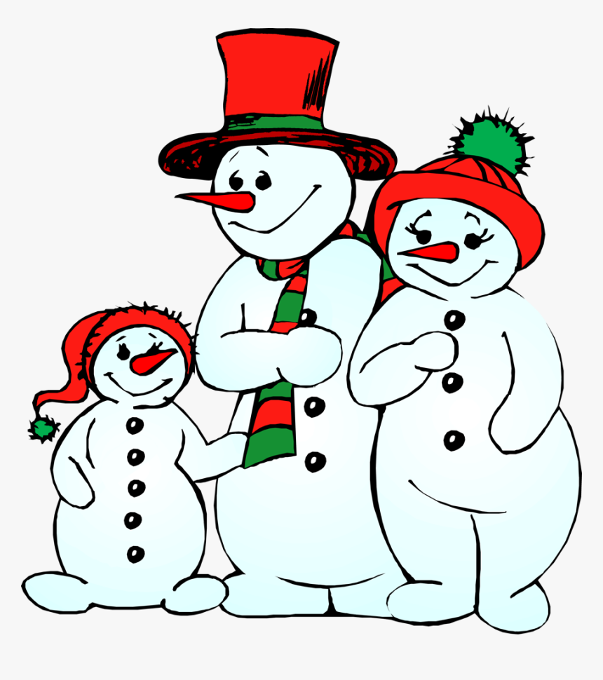 Snowman Family Clip Art