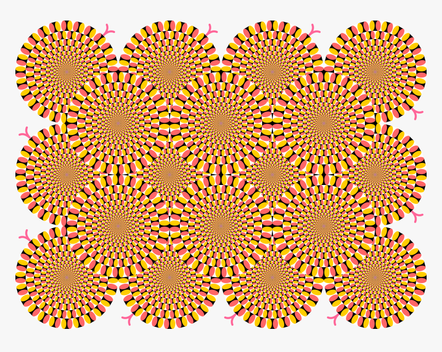 Peripheral Drift Illusion, HD Png Download , Transparent Png Image ...