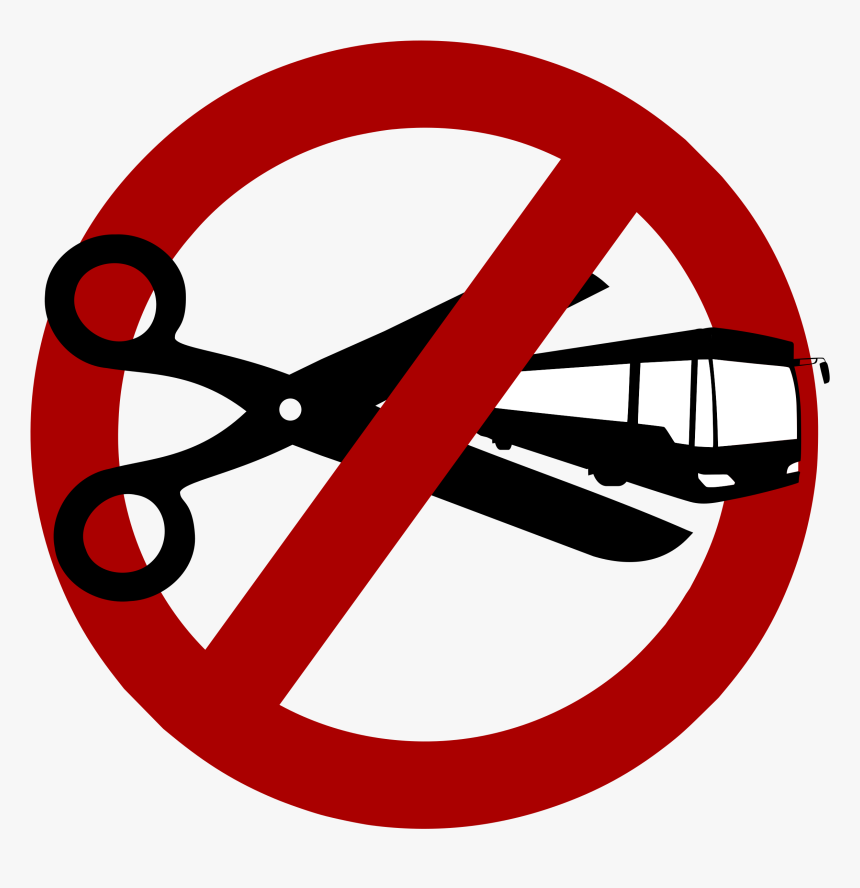 Dont Cut Local Public Transport Clip Arts - Dont Cut Clipart, HD Png ...