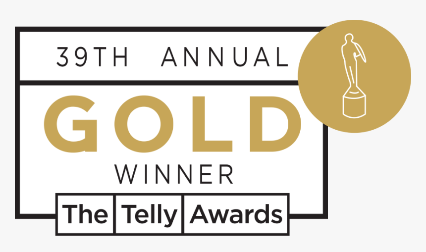 Gold Telly Award, HD Png Download , Transparent Png Image - PNGitem