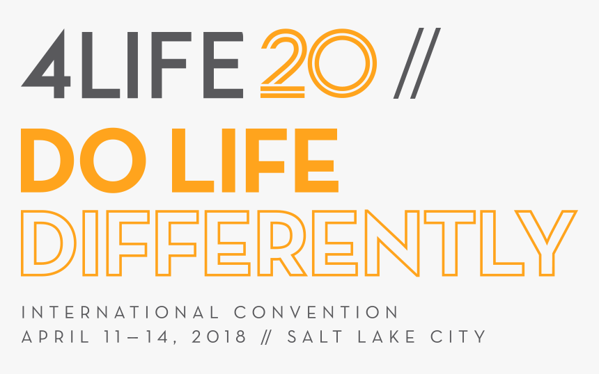 4life Do Life Differently, HD Png Download , Transparent Png Image ...