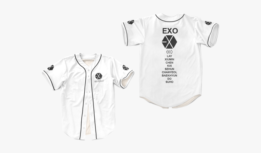 K Pop Baseball Jersey All Sizes Bts Ikon Exo Got7 - Baseball Uniform ...