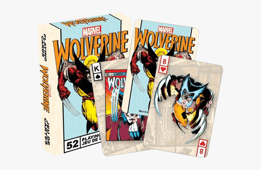 Marvel Wolverine Playing Cards - Comic Book, HD Png Download ...