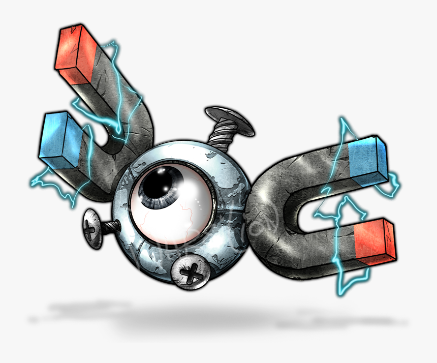 Fan Art Pokemon Magnemite, HD Png Download , Transparent Png Image ...