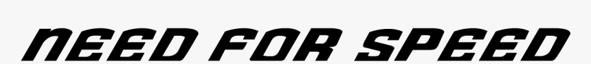 Need For Speed - Need For Speed Font Png, Transparent Png , Transparent ...