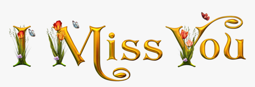 Transparent Love - Miss You Png Text, Png Download , Transparent Png ...