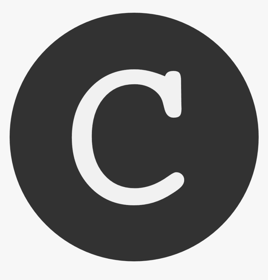 Round Black Facebook Icon