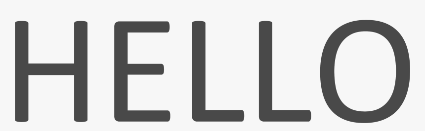 Hello Png - Hello Word No Background, Transparent Png , Transparent Png ...