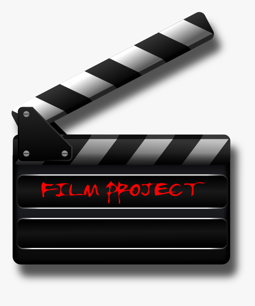 Cinema Clipart Film Slate - Transparent Slate For Film, HD Png Download ...