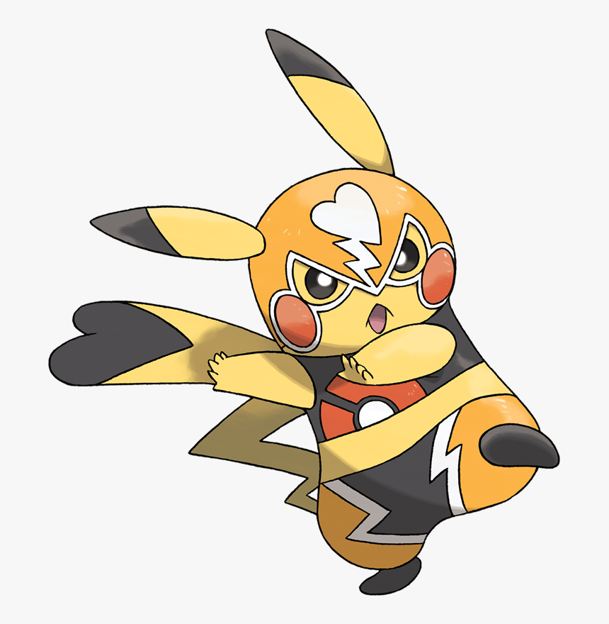 Pokemon Pikachu Libre, HD Png Download , Transparent Png Image - PNGitem